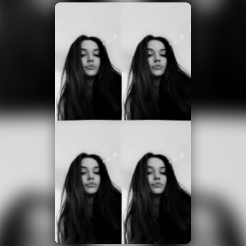 4x frame blur bw Lens by Under 25 Carol D'silva - Snapchat Lenses and ...
