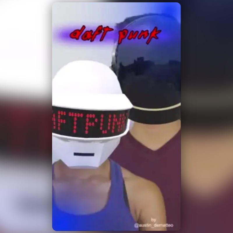 Daft Punk Tribute Filter by Austin | Snapchat Lenses