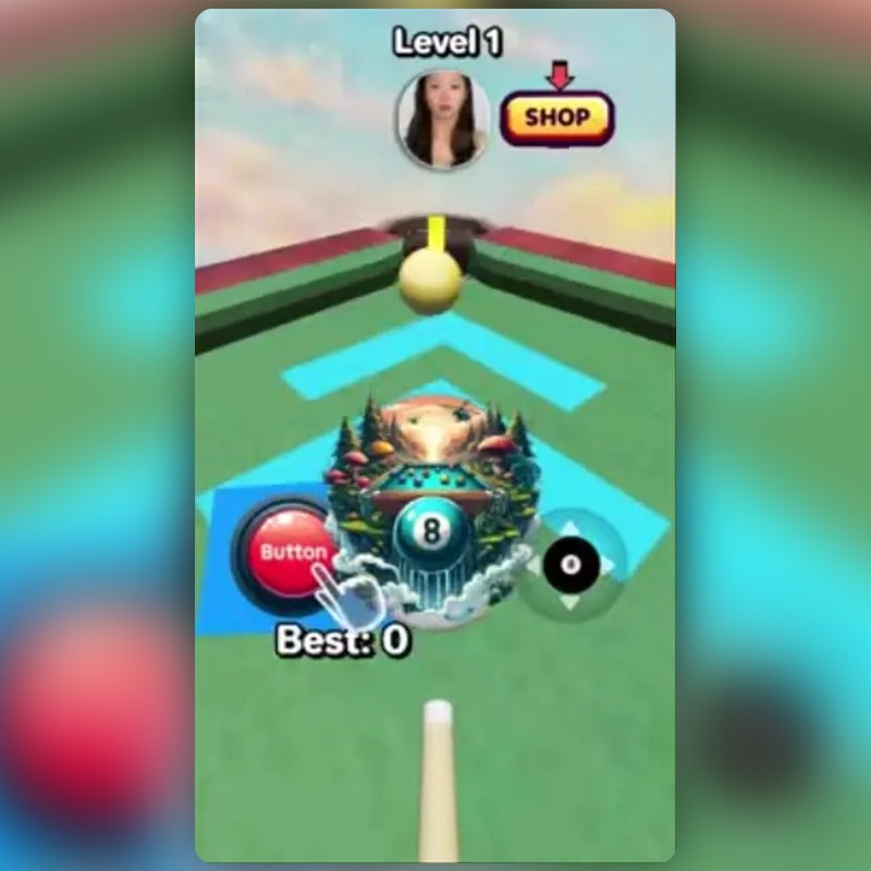 8 Ball Pool 3D Filter by Witty City | Snapchat Lenses