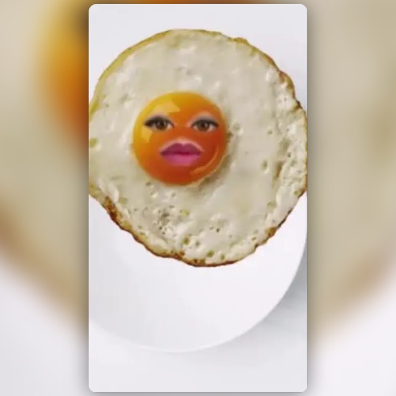 Egg Face Lens by Sharonn🍣 - Snapchat Lenses and Filters