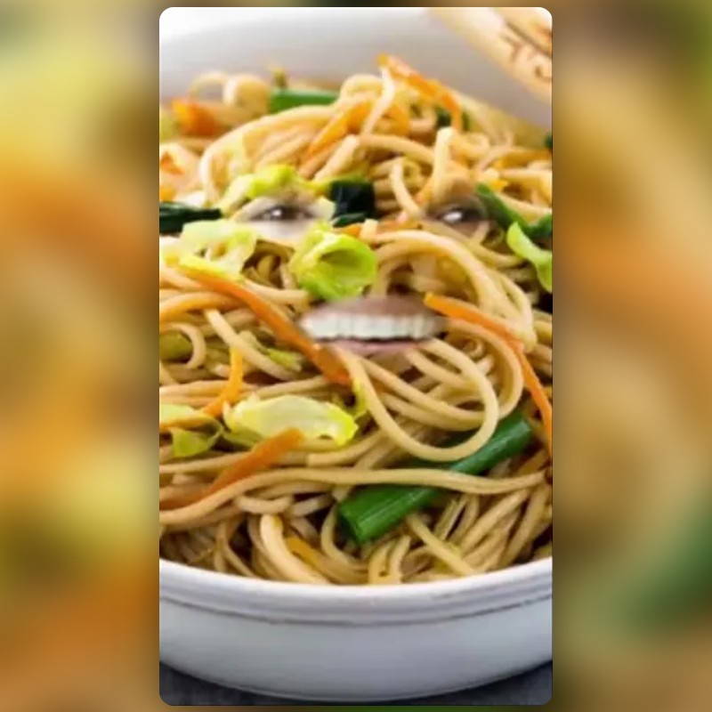 Talking Chow Mein Lens by Nortendo - Snapchat Lenses and Filters