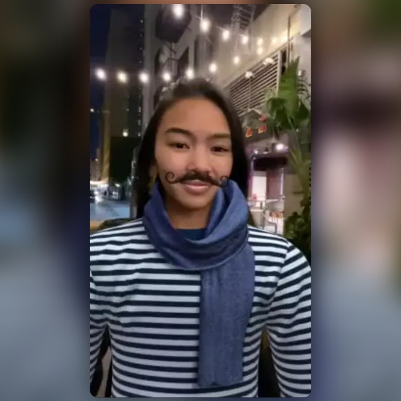 Moustache Lens by Vaishnavi Newaskar - Snapchat Lenses and Filters
