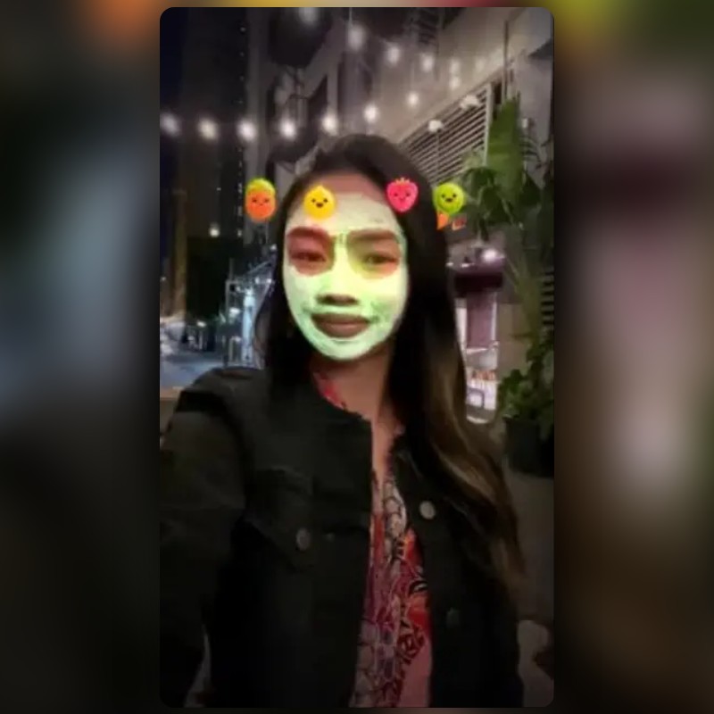Glowing face mask Lens by Honey Raaj - Snapchat Lenses and Filters