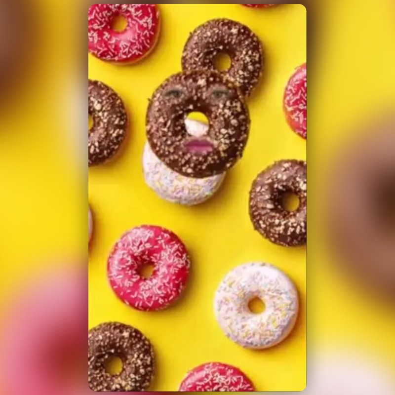 Donuts face Lens by ترند ضحك 🔥🤣 - Snapchat Lenses and Filters