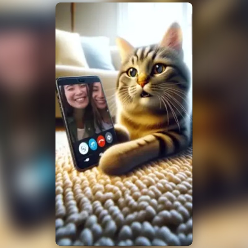 Cat's Mobile Lens by SaLeH - Snapchat Lenses and Filters