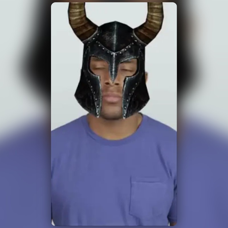 Skyrim Helmet Filter by Bear Grizzly | Snapchat Lenses