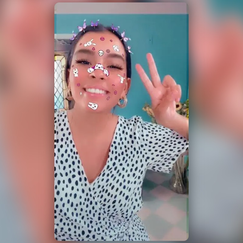 Cute Bunny Stickers Filter by Snapchat | Snapchat Lenses