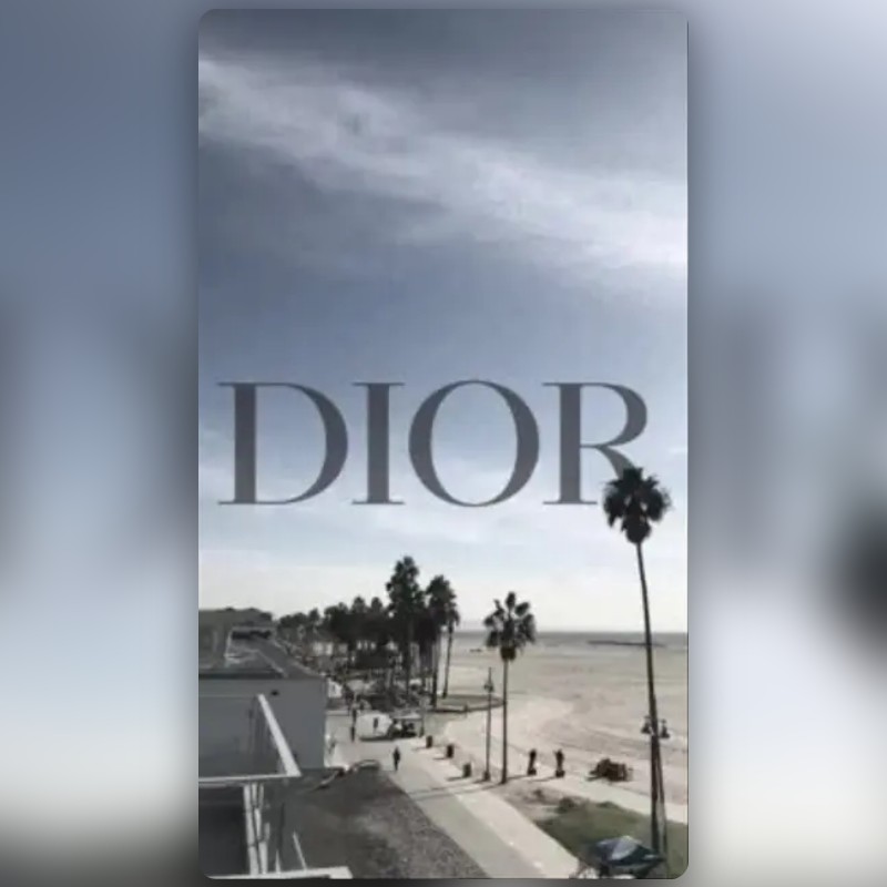 Christian Dior Lens by b - Snapchat Lenses and Filters