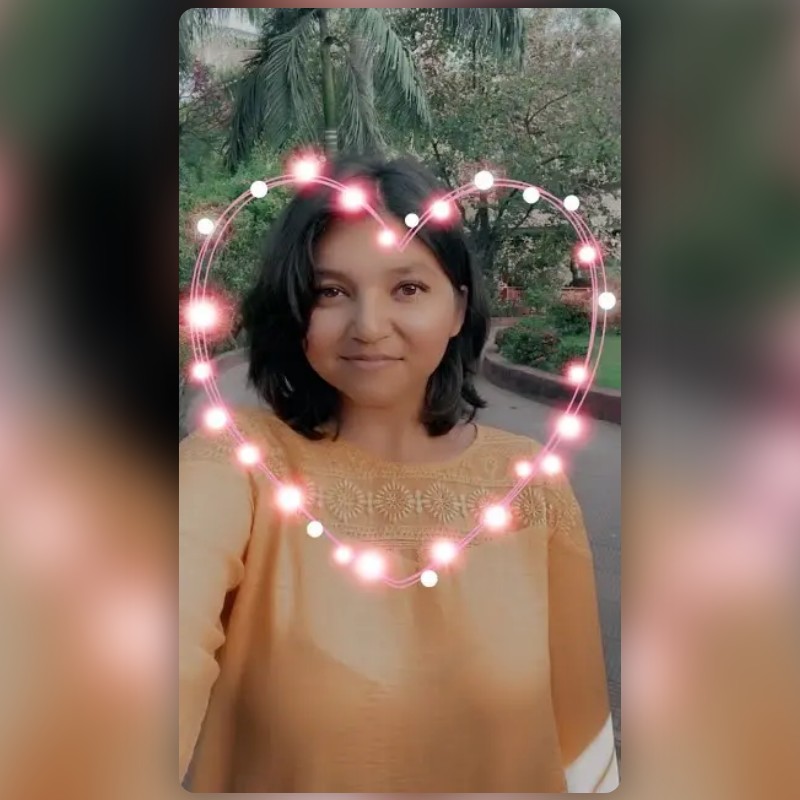 Neon Heart Filter by Snapchat | Snapchat Lenses