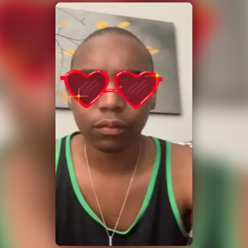 Heart Glasses Lens by Zack - Snapchat Lenses and Filters