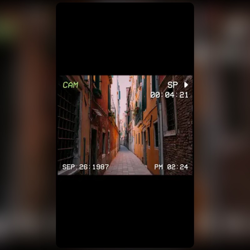 Videotape Lens by Bleart - Snapchat Lenses and Filters