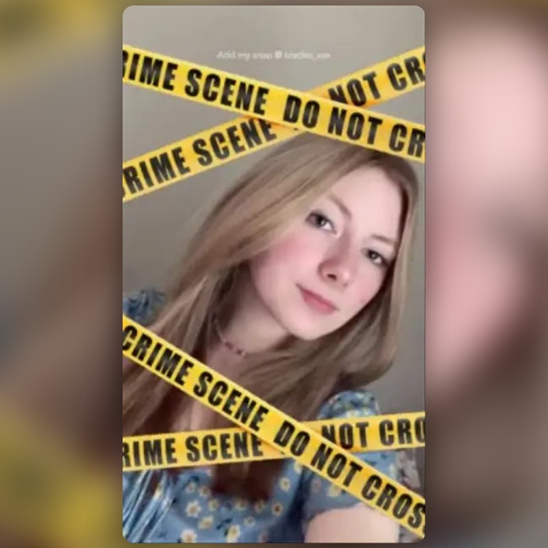 Crime Scene Lens - Snapchat Lenses and Filters