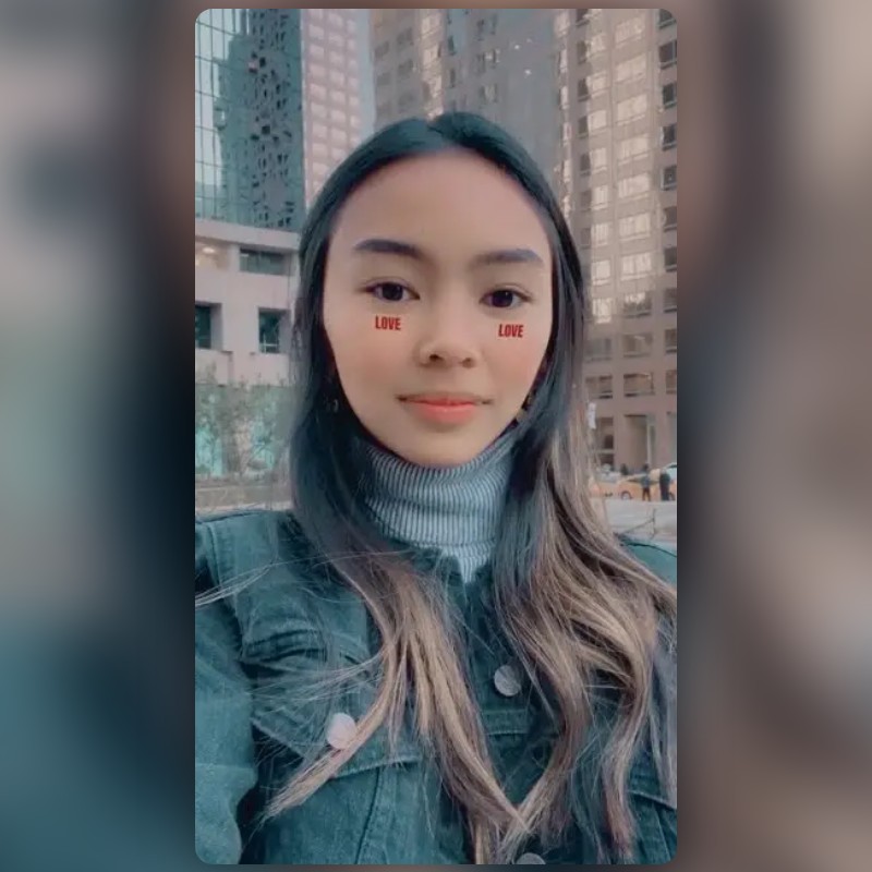 เลนส์ Text Face Stickers สร้างโดย Snapchat - เลนส์และฟิลเตอร์ Snapchat