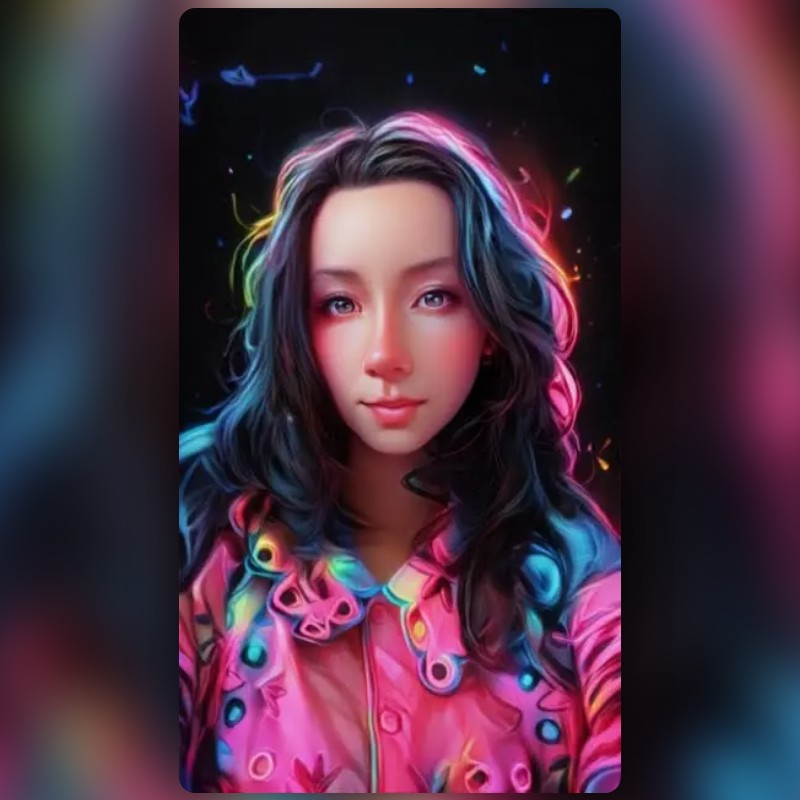 Neon Lines Filter by ML Photos by Snap | Snapchat Lenses