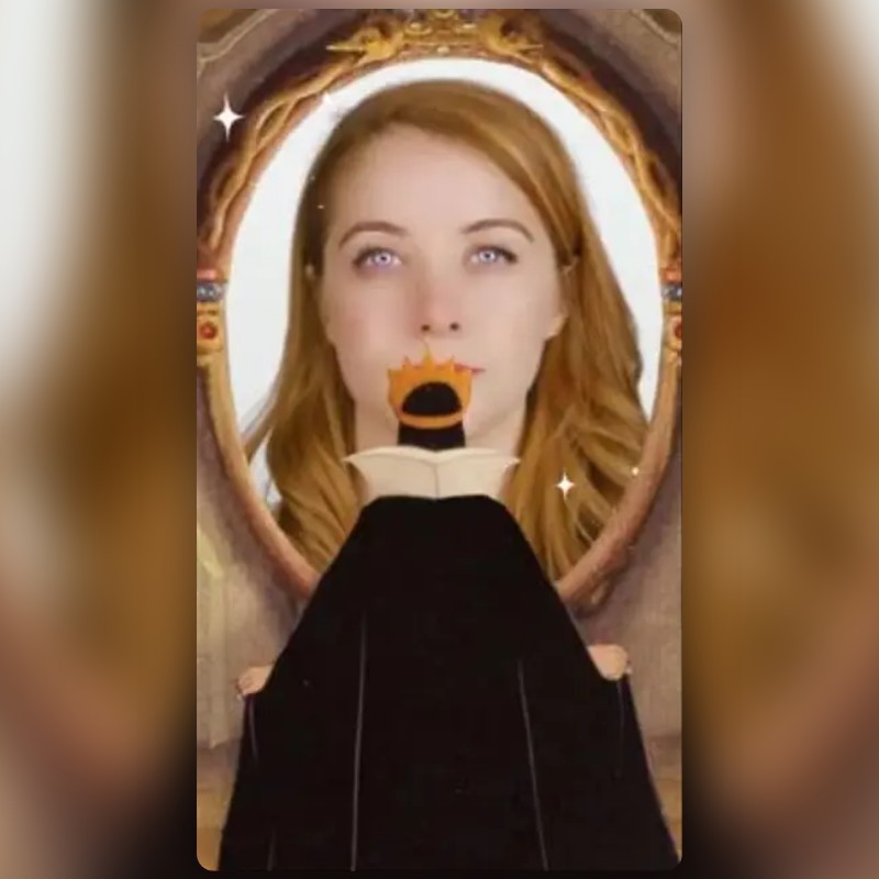 Mirror On The Wall Filter by Danielle Grace | Snapchat Lenses