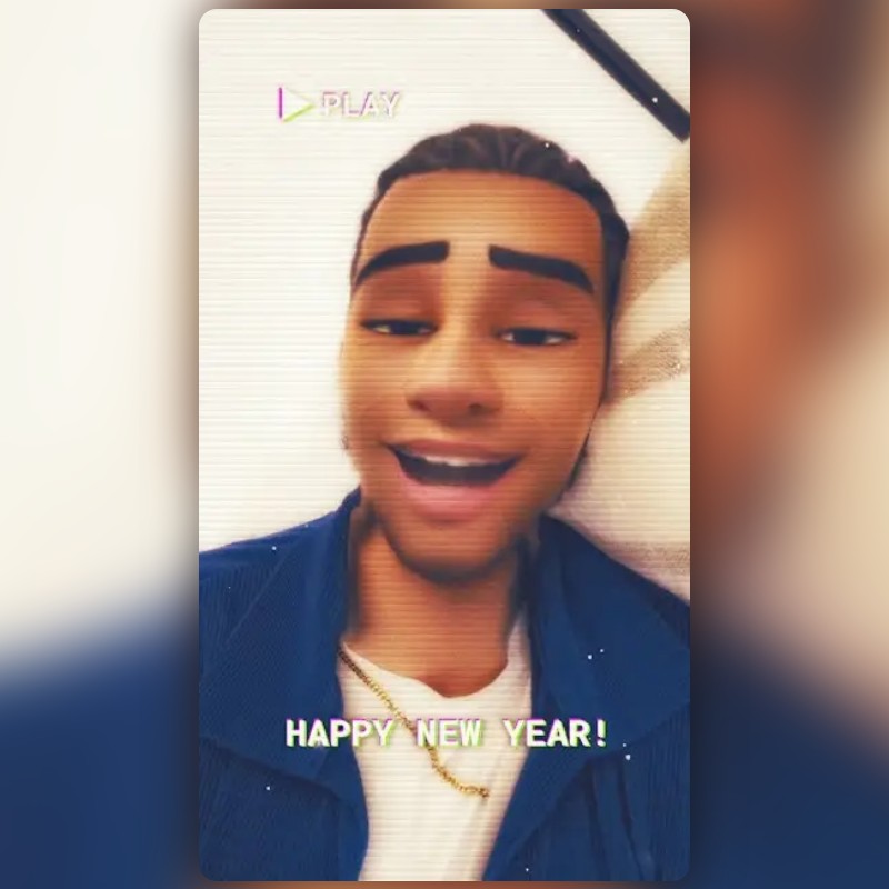 Retro New Year Vibe Filter by Snapchat | Snapchat Lenses