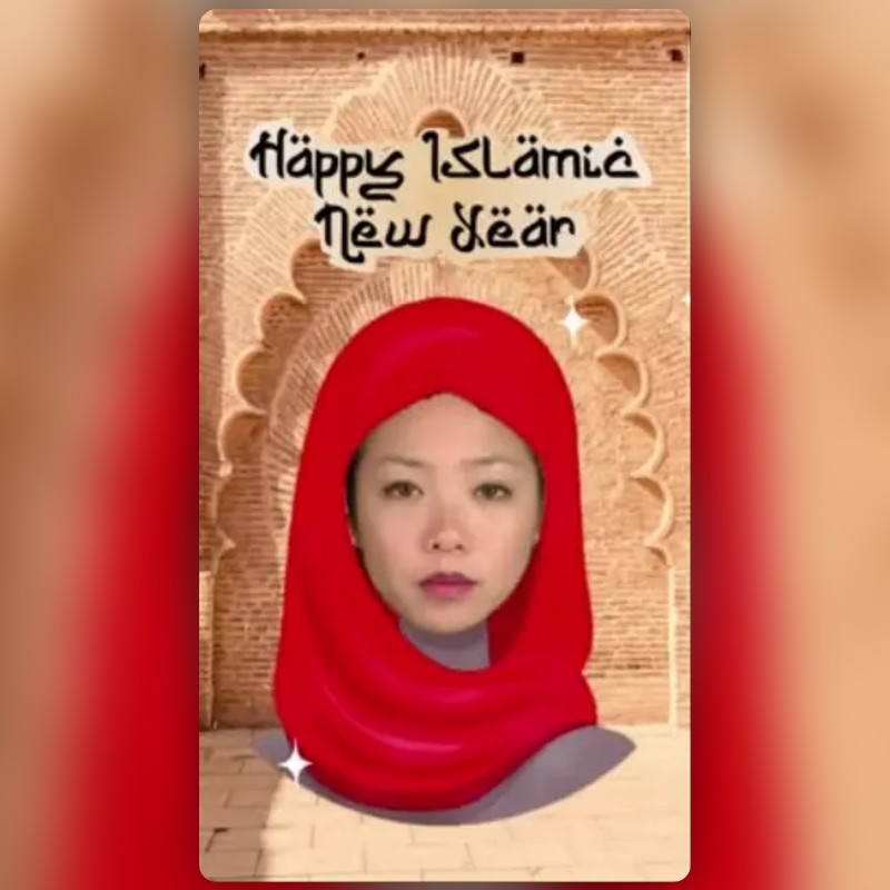 Islamic Year Hijab Filter by ginthaputri 🍦🍟🍕🍝🍧 | Snapchat Lenses