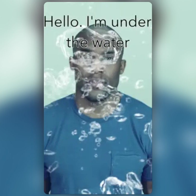 im under the water Filter by Christoph | Snapchat Lenses