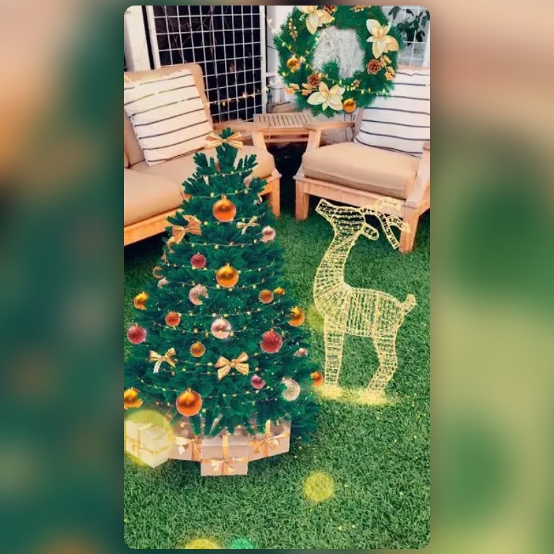 Winter Decorations Lens by Snapchat - Snapchat Lenses and Filters