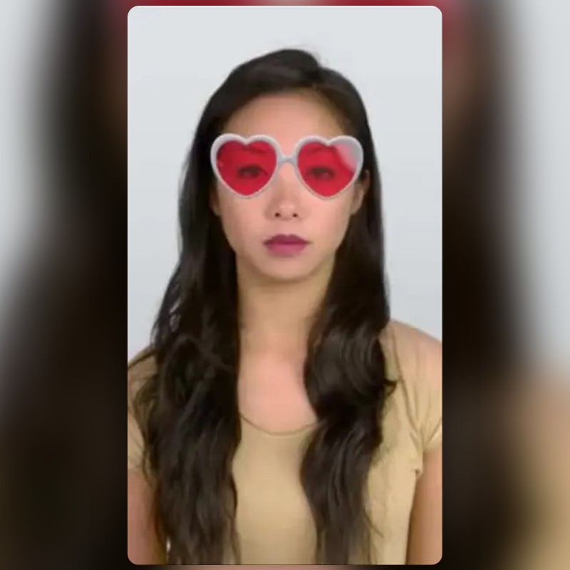 Heart Sunglasses Lens by Abdul.77 - Snapchat Lenses and Filters