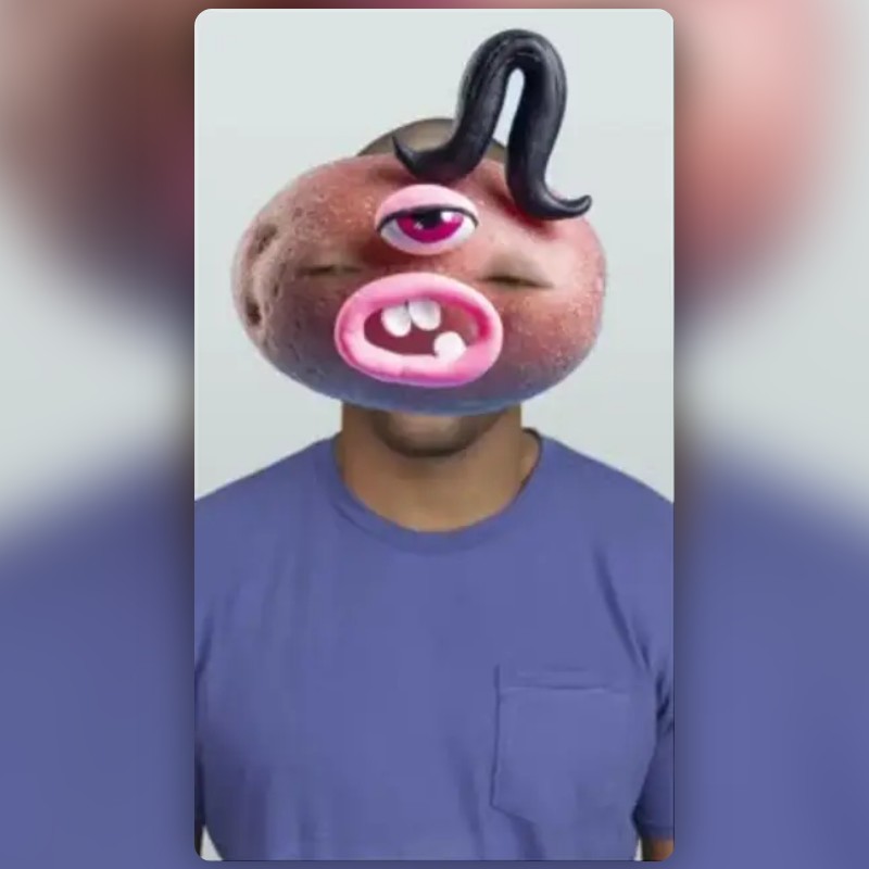 Lazy Potato Lens by Danielle Grace - Snapchat Lenses and Filters
