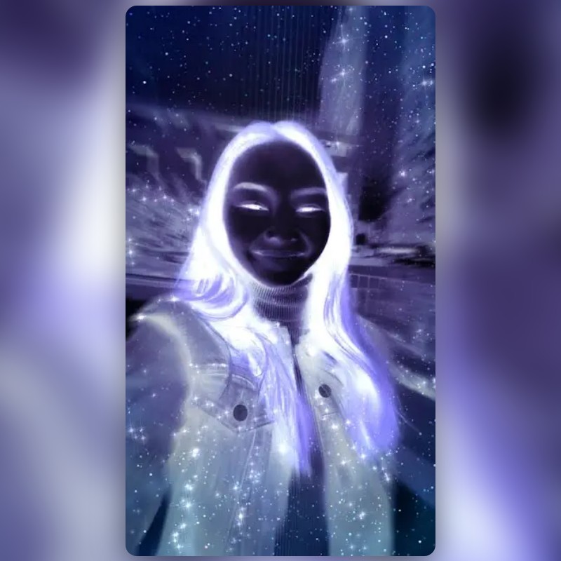 Sparkling Amethyst Lens by Snapchat - Snapchat Lenses and Filters