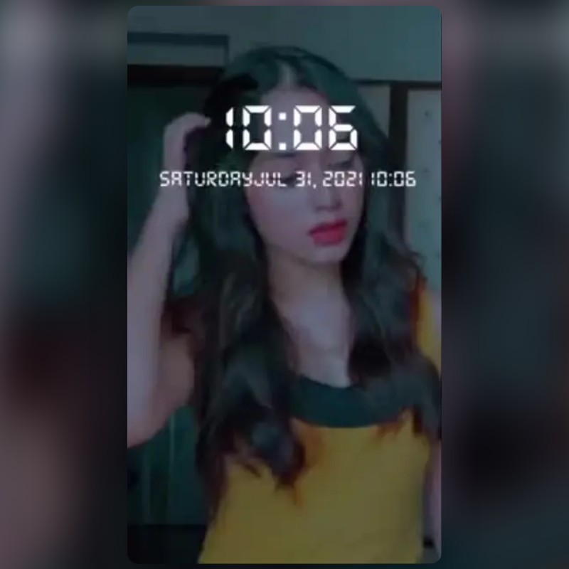 Display Cover Time Filter by Sunny Bahadurpuria🎥 | Snapchat Lenses
