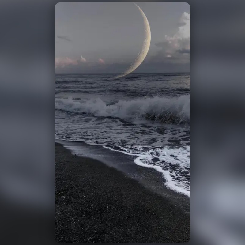 Moon Art Lens by Miss Shayara🖤 - Snapchat Lenses and Filters
