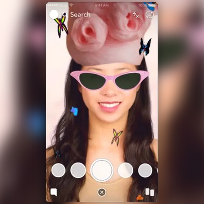 Let Them Eat Cake Lens by Carina Zatarain - Snapchat Lenses and Filters