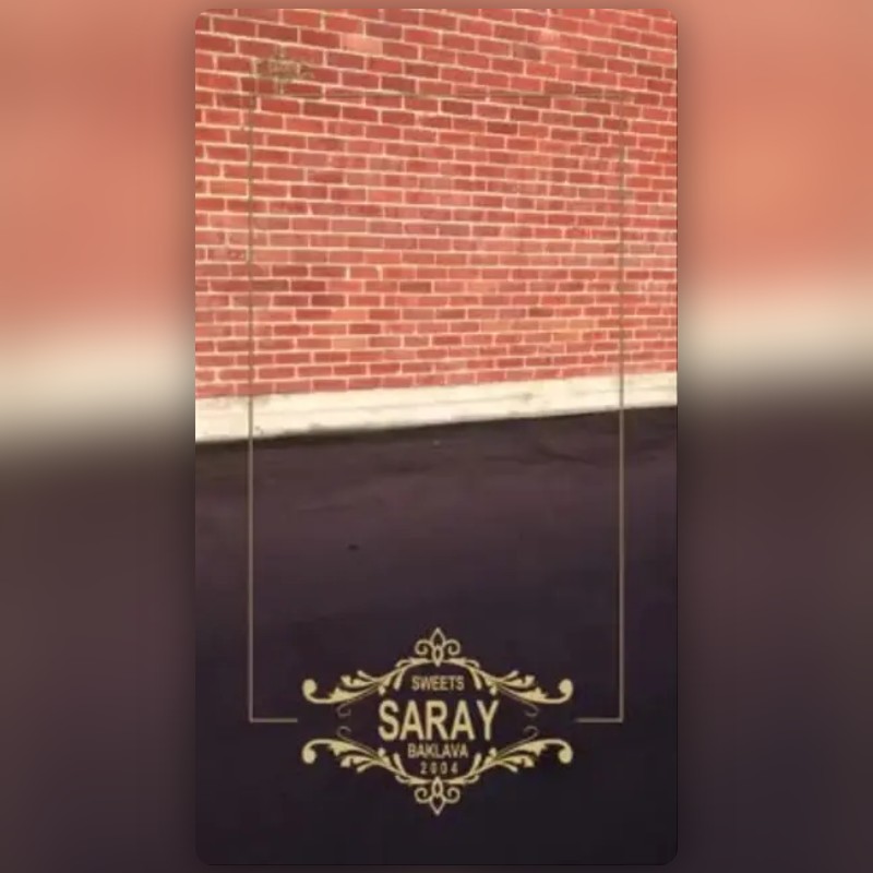 Saray Baklava Filter by Zana | Snapchat Lenses