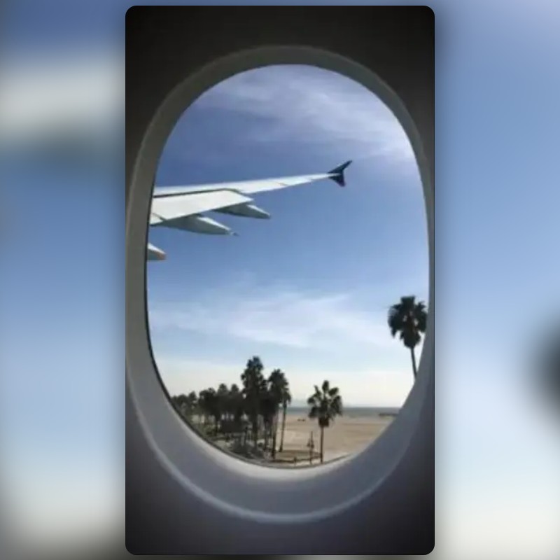 Airplane Window Filter by Mohammed Sherwani | Snapchat Lenses