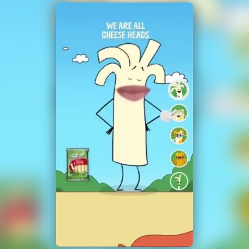 Frigo Cheese Heads Lens by Frigo Cheese Heads - Snapchat Lenses and Filters