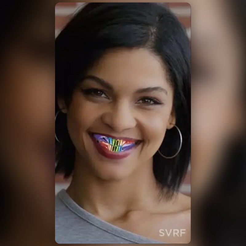 Rainbow Grill Lens by svrf - Snapchat Lenses and Filters