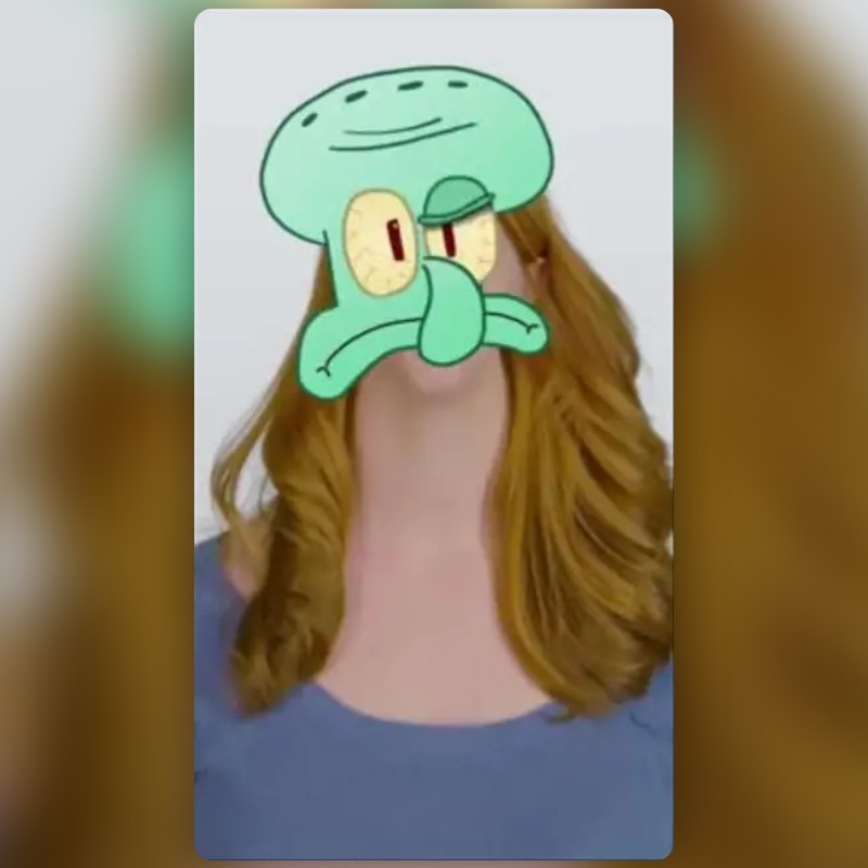 Squidward Filter by Afaq Virk | Snapchat Lenses