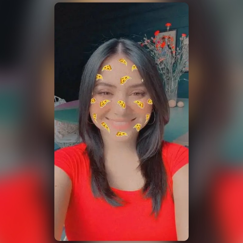 Pizza Stickers Lens by Snapchat - Snapchat Lenses and Filters