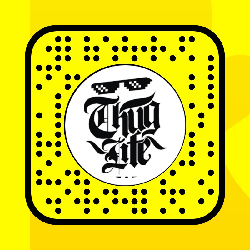 ฟิลเตอร์ THUG LIFE BY IK ที่สร้างโดย Ibrahim Saifee | เลนส์ Snapchat