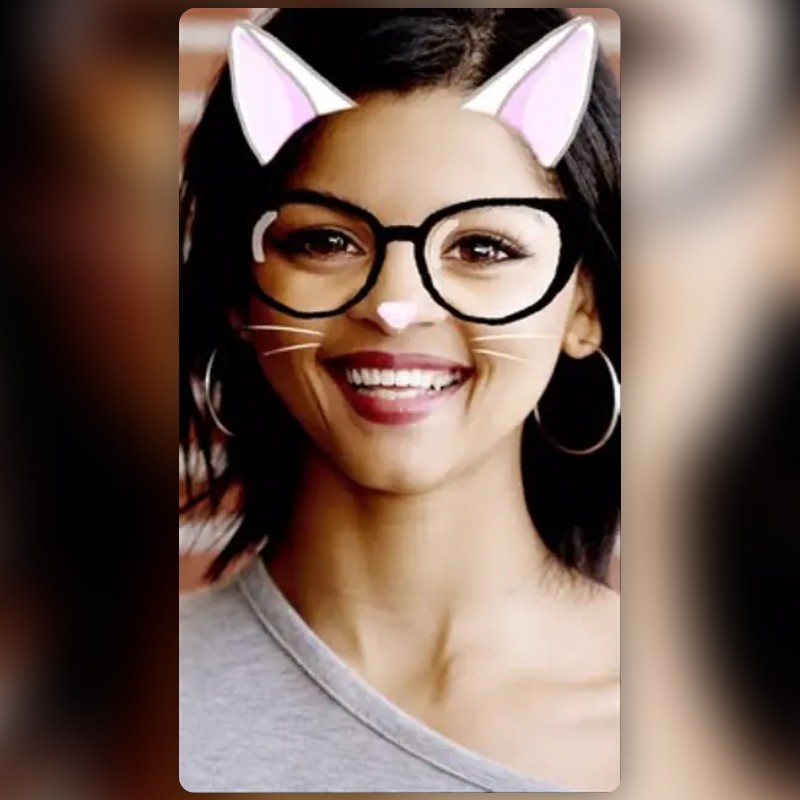 Cute 2D Kitty Lens by Stephanie Neri-Vargas - Snapchat Lenses and Filters