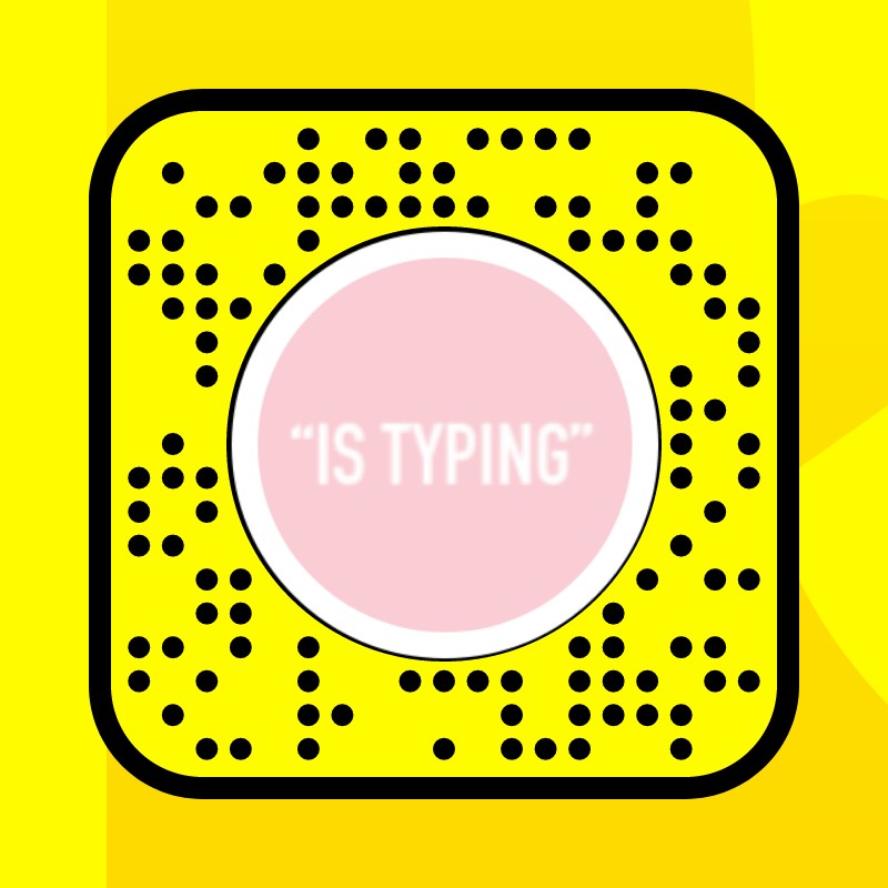 Is Typing Filter by Eli | Snapchat Lenses