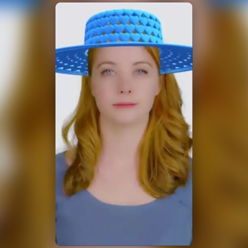 Heart Peace Hat Filter by IMAGENERIA | Snapchat Lenses