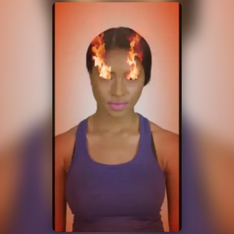 Fire in your Eyes Lens by Effects.Agency - Snapchat Lenses and Filters