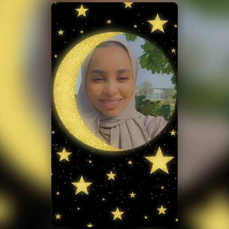 Moon and Stars Lens by Snapchat - Snapchat Lenses and Filters