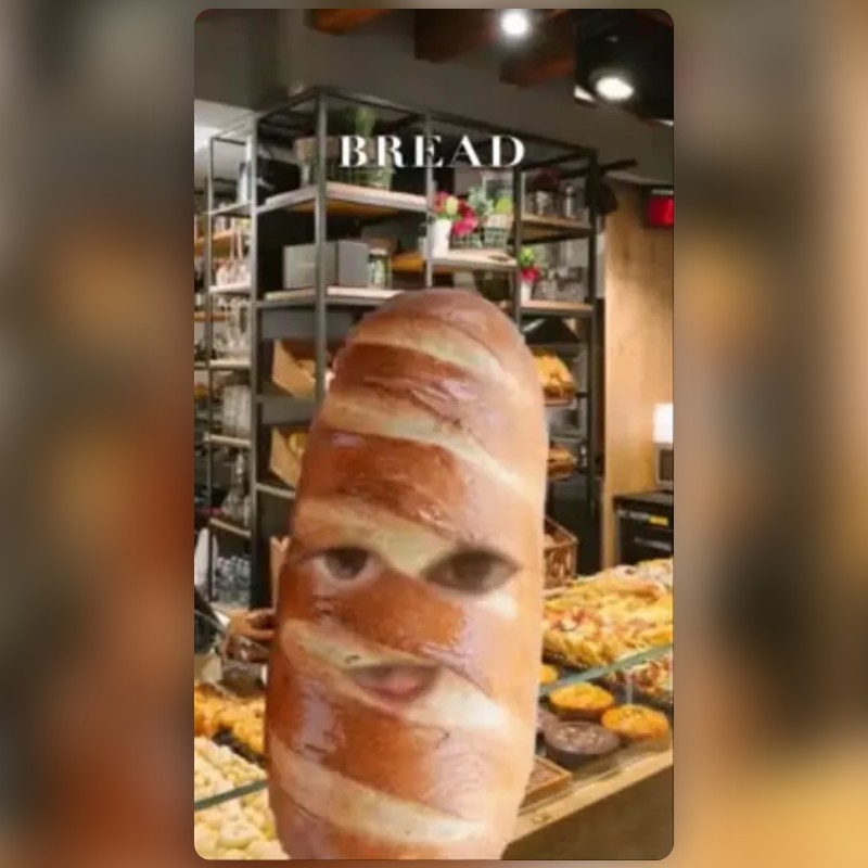 Bread 3D Lens by OMAR🖤 - Snapchat Lenses and Filters