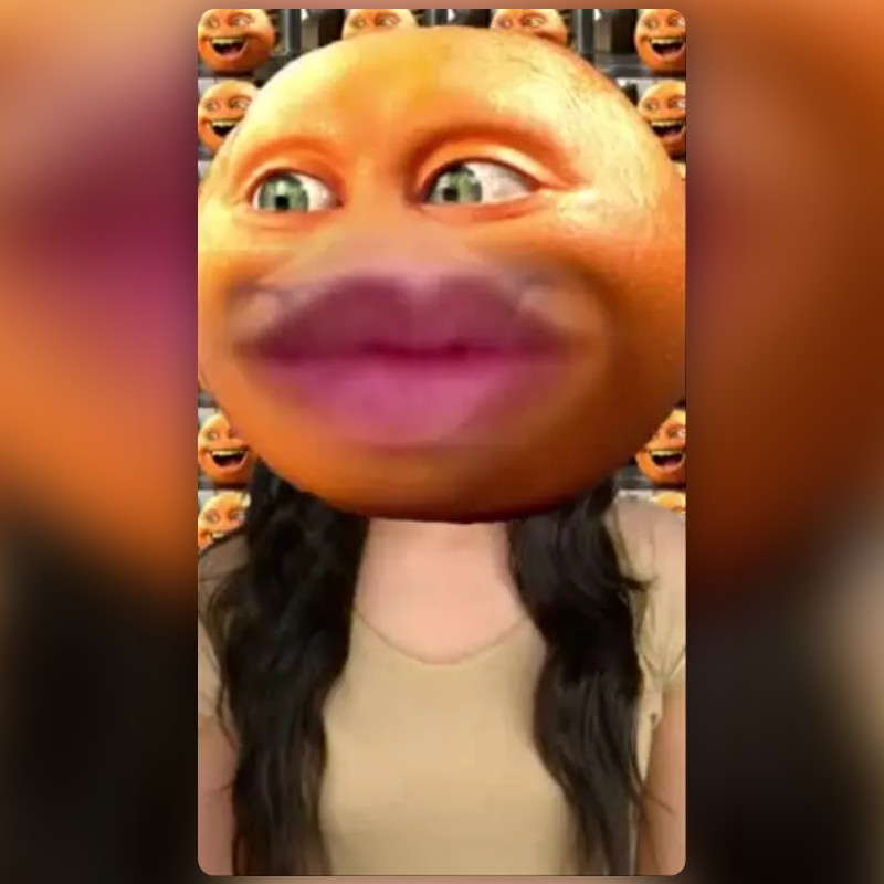 Annoying Orange Filter by tommy bell | Snapchat Lenses