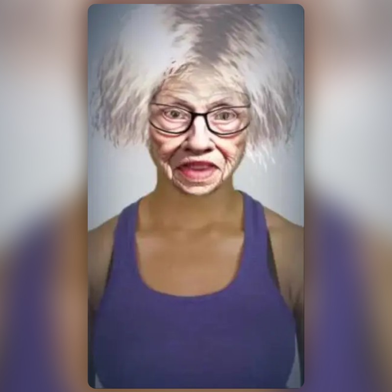 old woman Lens by نجمة ⭐️ . - Snapchat Lenses and Filters