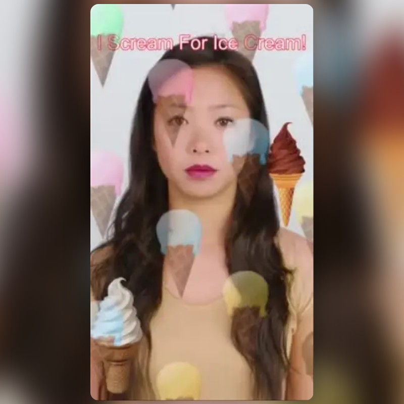 Ice Cream For Life Lens by Florencia May - Snapchat Lenses and Filters