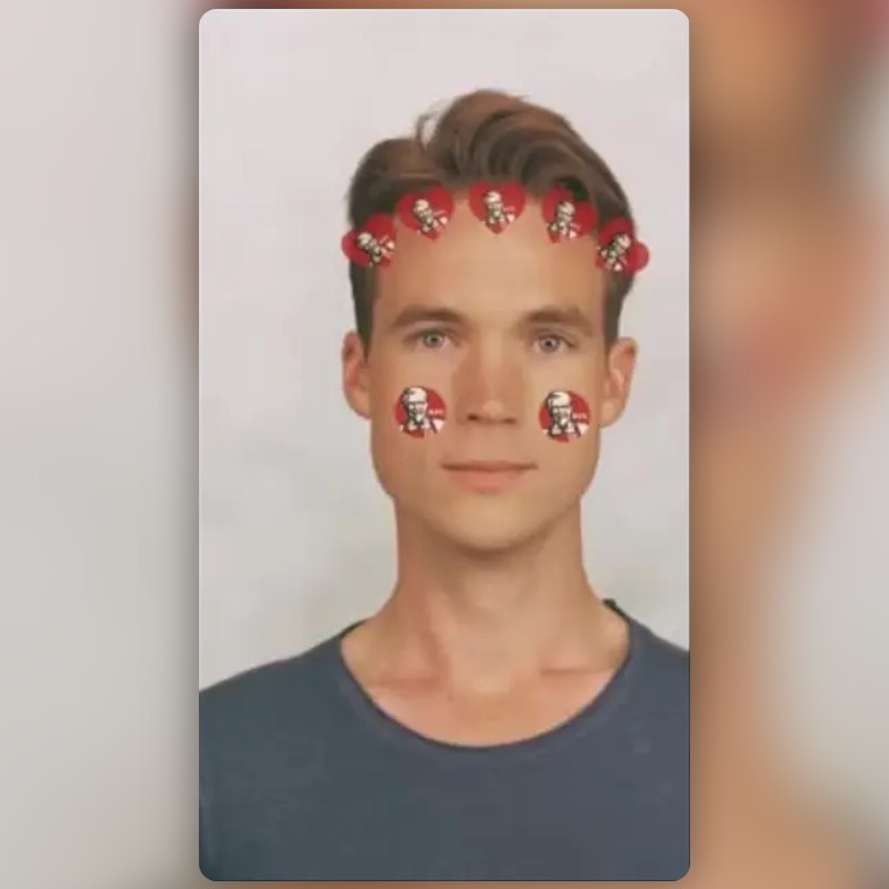 KFC LOVE Lens by Basista - Snapchat Lenses and Filters