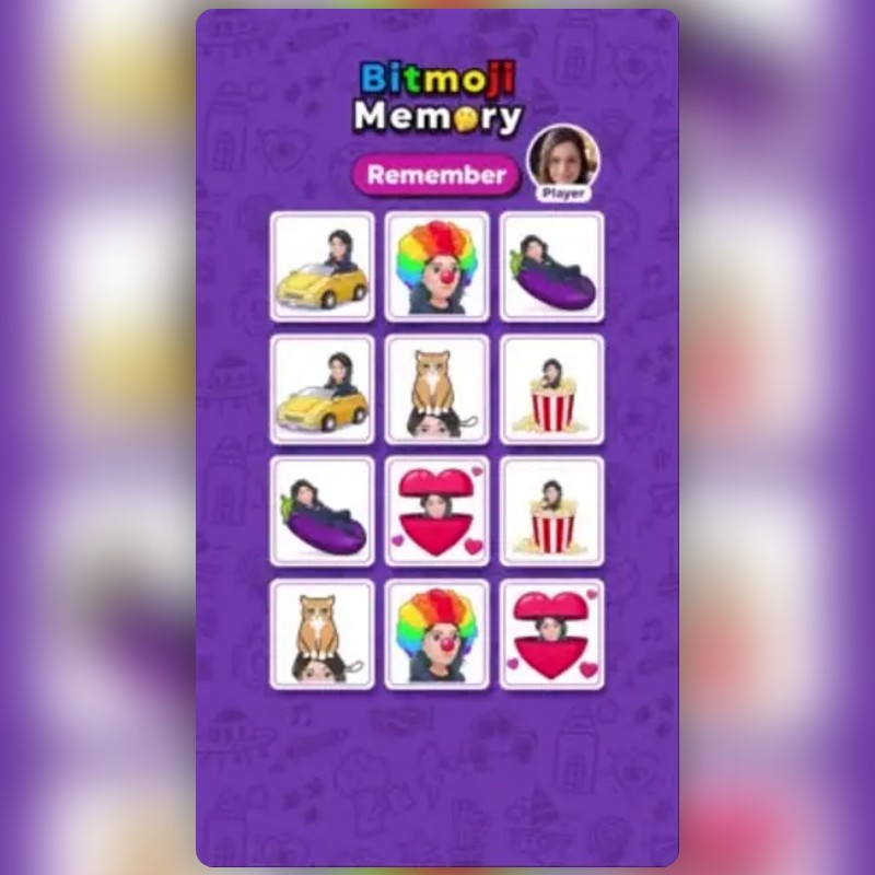 Bitmoji Memory Filter by Aoe | Snapchat Lenses