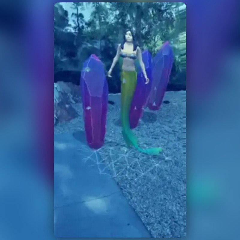 MERMAID-CRYSTALS Lens by jp pirie - Snapchat Lenses and Filters