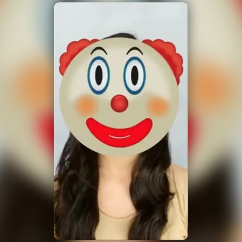 Clown Emoji Live Lens by agreeable greg - Snapchat Lenses and Filters