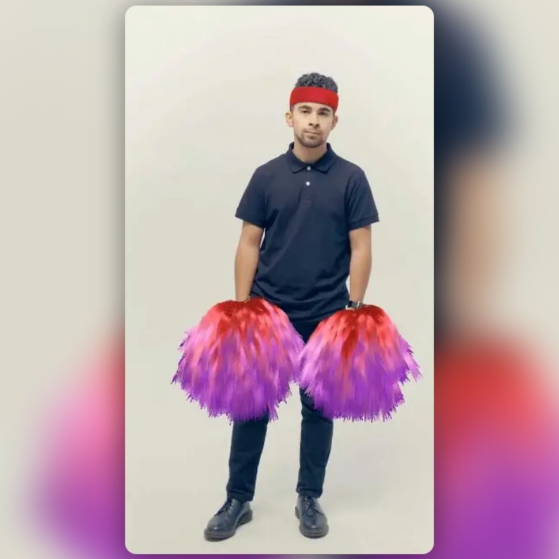 Cheerleader Lens by Snapchat - Snapchat Lenses and Filters